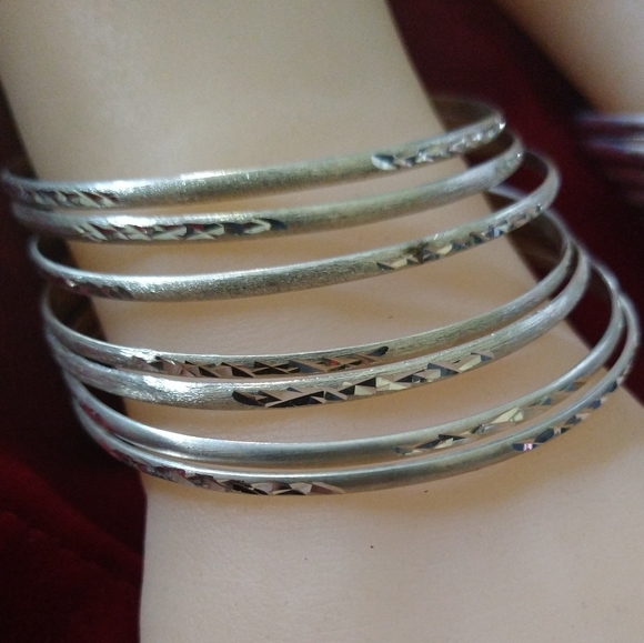 Jewelry | 7 Days Bangles Semanarios 925 Sterling Silver | Poshmark